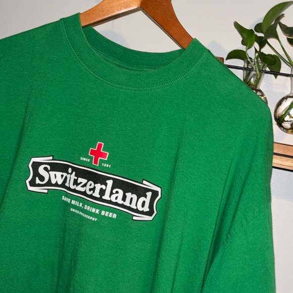 SwissGear | Shirts | Y2k 204 Switzerland Swiss Philosophy Tshirt Xl ...